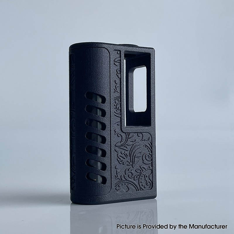 BMM.38 Aio 60W Boro Box Mod - Black, Flower Pattern, 1~60W, 1 x 18650 / ...