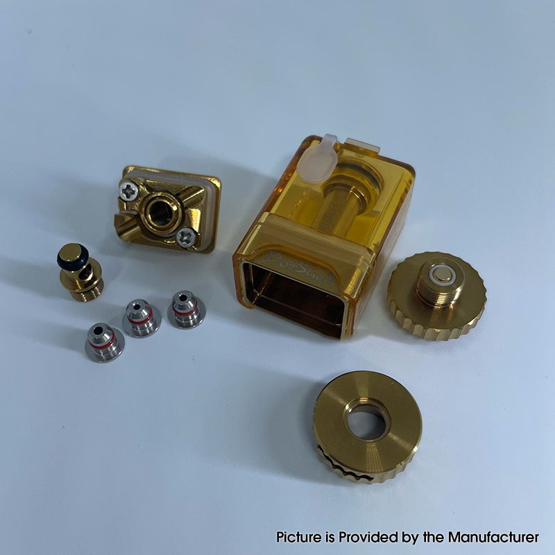 Dotshell Rebuildable Tank RBA w/ 3 MTL Pin for dotAIO Portable AIO Pod ...