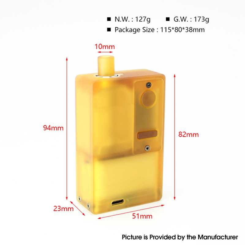 SXK Delro Style 60W TC VW AIO Mod Kit 1~60W, 2200mAh, Evolv DNA 60 ...