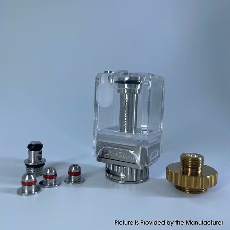 Dotshell Rebuildable Tank RBA w/ 3 MTL Pin for dotAIO Portable AIO Pod ...
