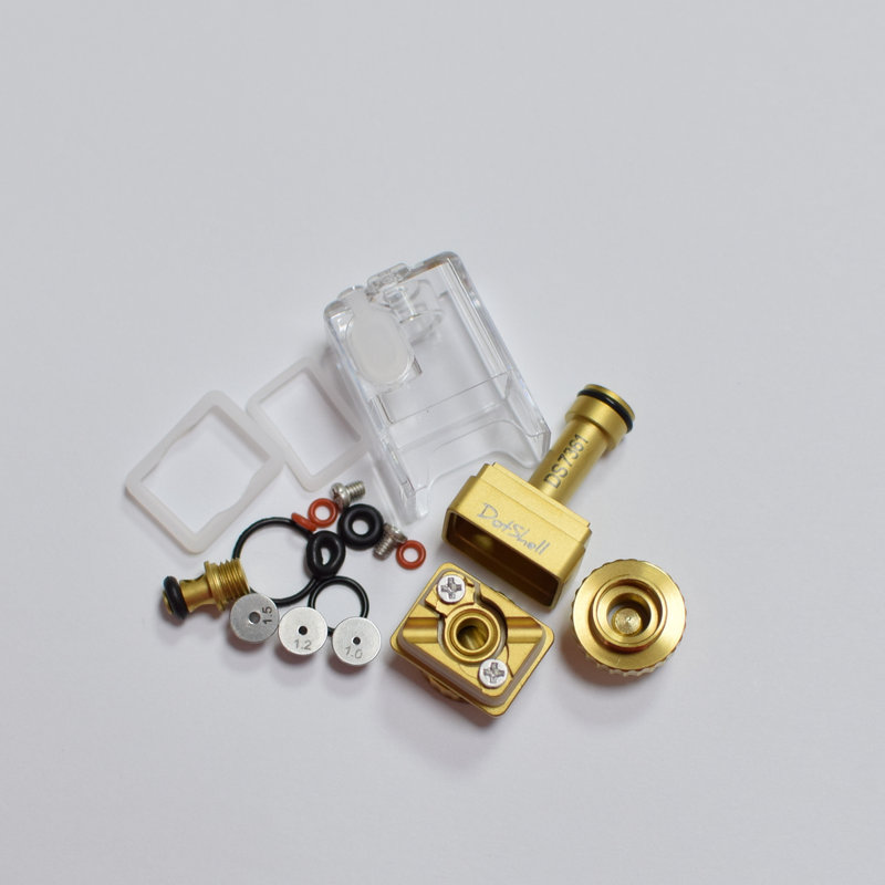 Dotshell Rebuildable Tank RBA w/ 3 MTL Pin for dotAIO Portable AIO Pod ...