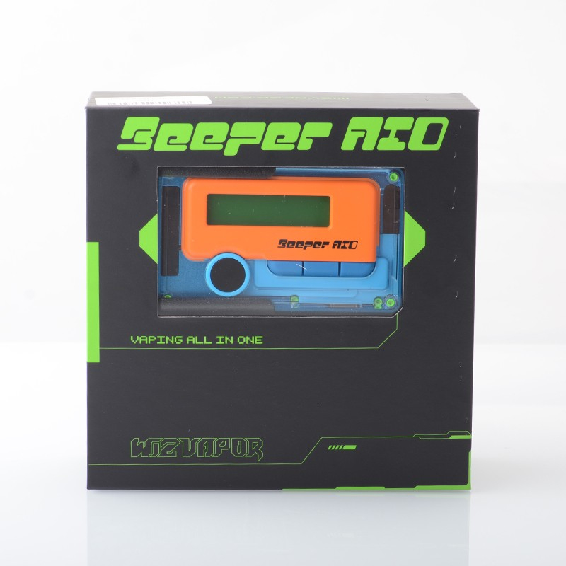 Authentic Wiz Vapor Beeper 80W AIO Vape Box Mod Kit VW 5~80W, 1 x 18650 ...