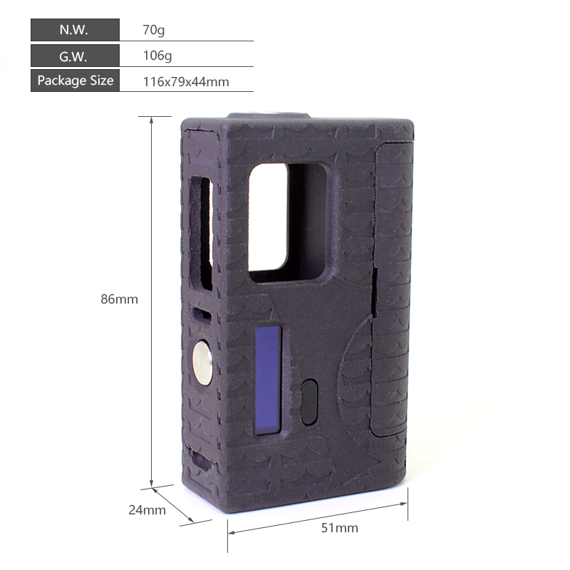 SXK BMM Borat Boro Mod PA66 3D Printed 1~70W 1 x 18650 Normal Version ...