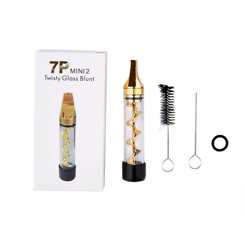 Dry Herb Vape Kit Blunt 7PMINI2 Twisty Glass Bubbler Smoking Pipe-Gun ...