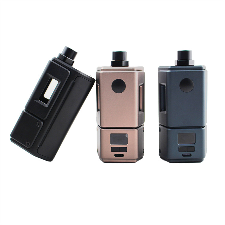 Authentic Dovpo Ethos 100W VW Boro Box Mod Kit VW 5~100W, 2 x 18650 ...