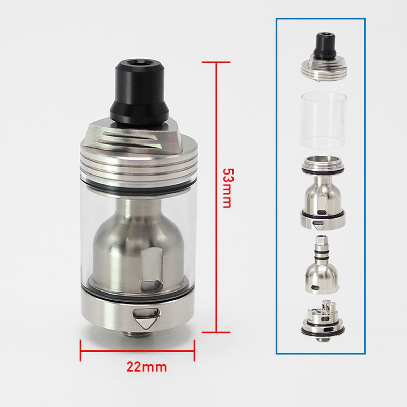 SXK Skyline-R / Skyline R Style RTA Rebuildable Tank Vape Atomizer w ...