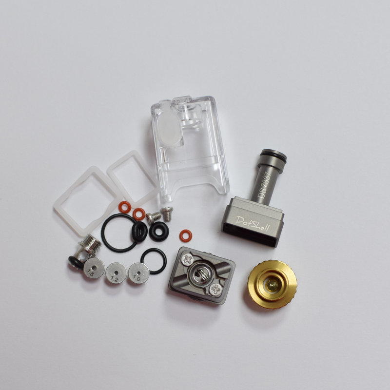 Dotshell Rebuildable Tank RBA w/ 3 MTL Pin for dotAIO Portable AIO Pod ...