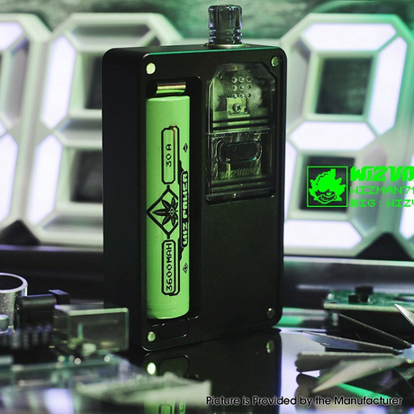 Authentic Wiz Vapor Beeper 80W AIO Vape Box Mod Kit VW 5~80W, 1 x 18650 ...