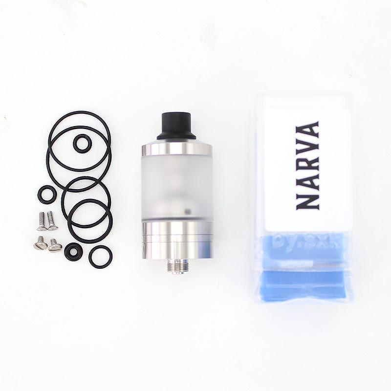SXK NarVa RTA Rebuildable Tank Vape Atomizer 316SS + PCTG, 22mm ...