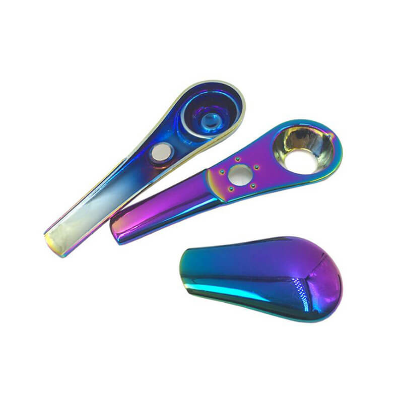 High Quality Stainless Portable Metal Spoon pipe Magnet Smoking Tobacco ...