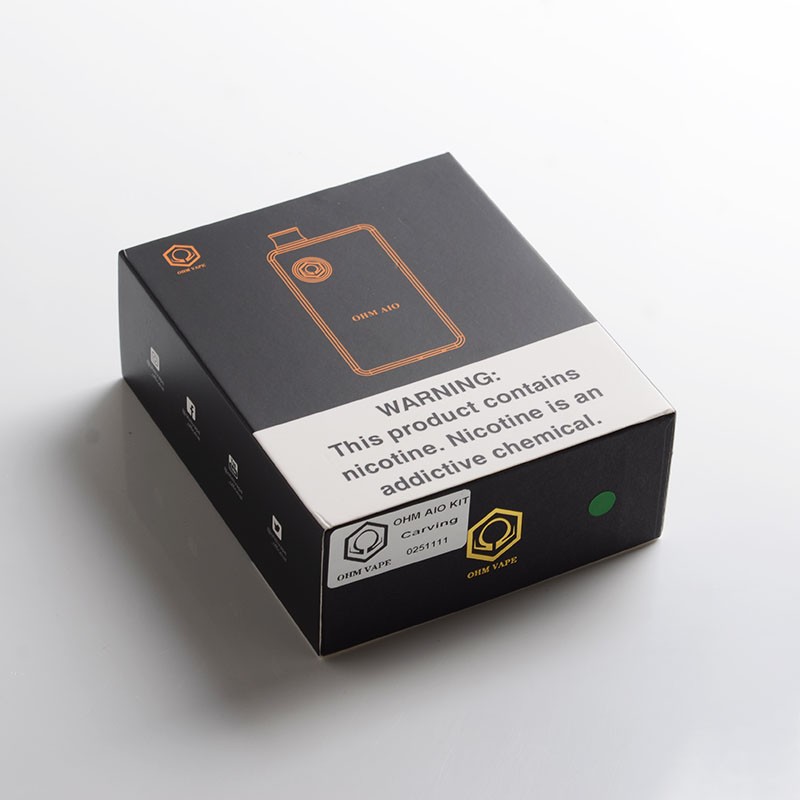 Authentic Ohm Vape AIO 42W Box Mod Pod System Starter Kit - Green, 1 x ...