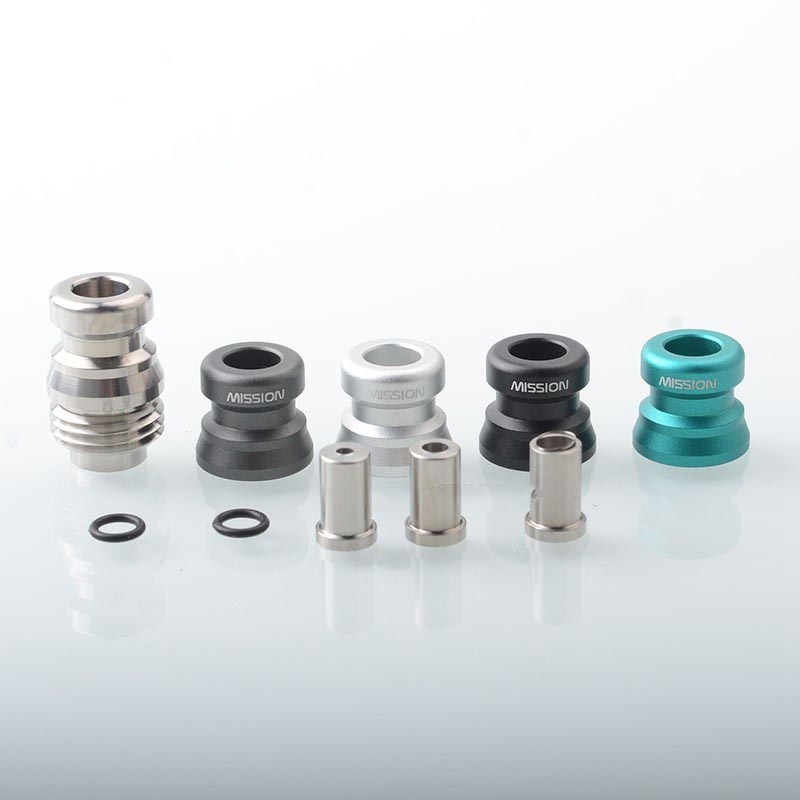 Mission XV Cosmos Drip Tip Set for BB / Billet Box Mod - Silver ...